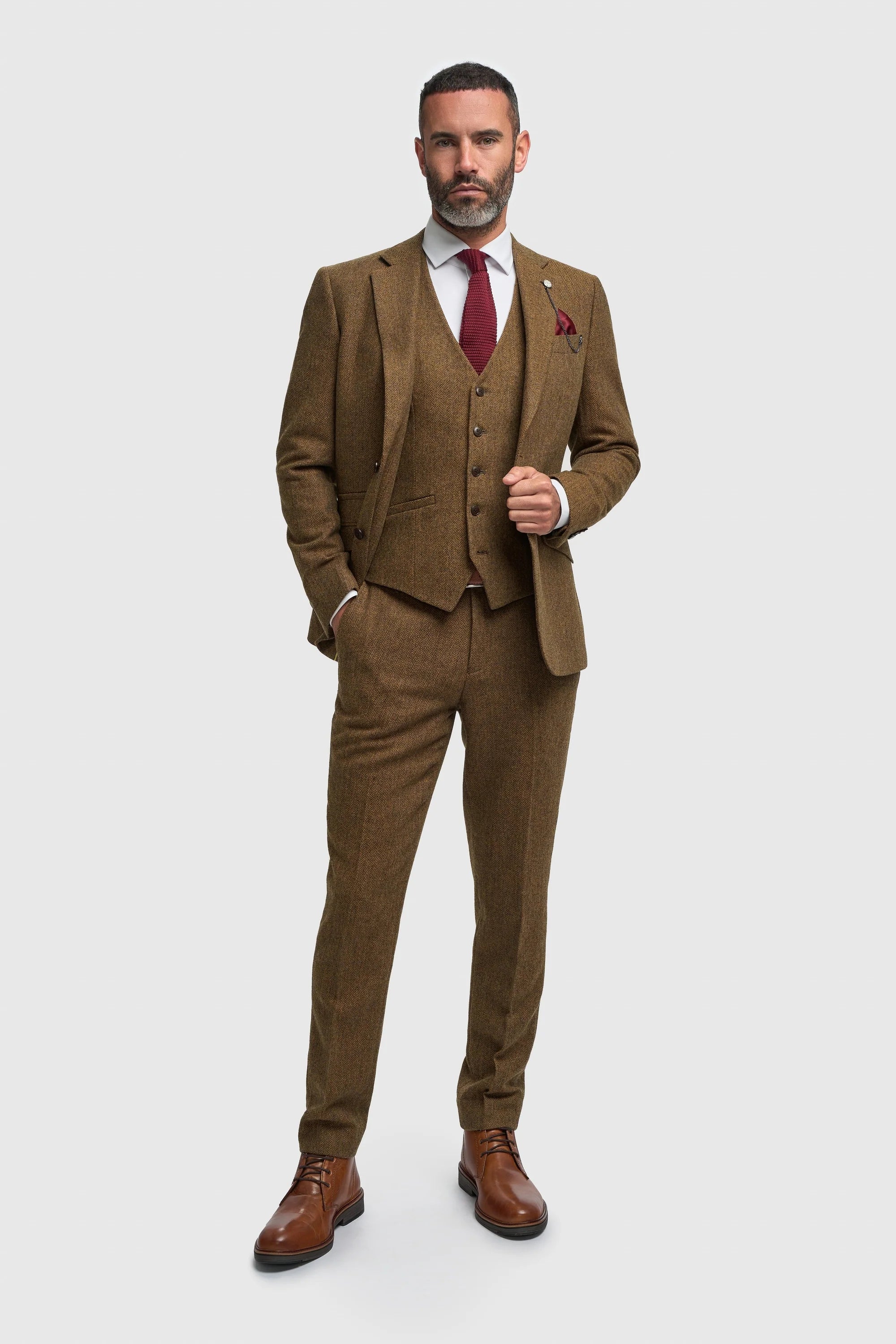 Thomas Brown 3 Piece Suit - Goodfellows Menswear