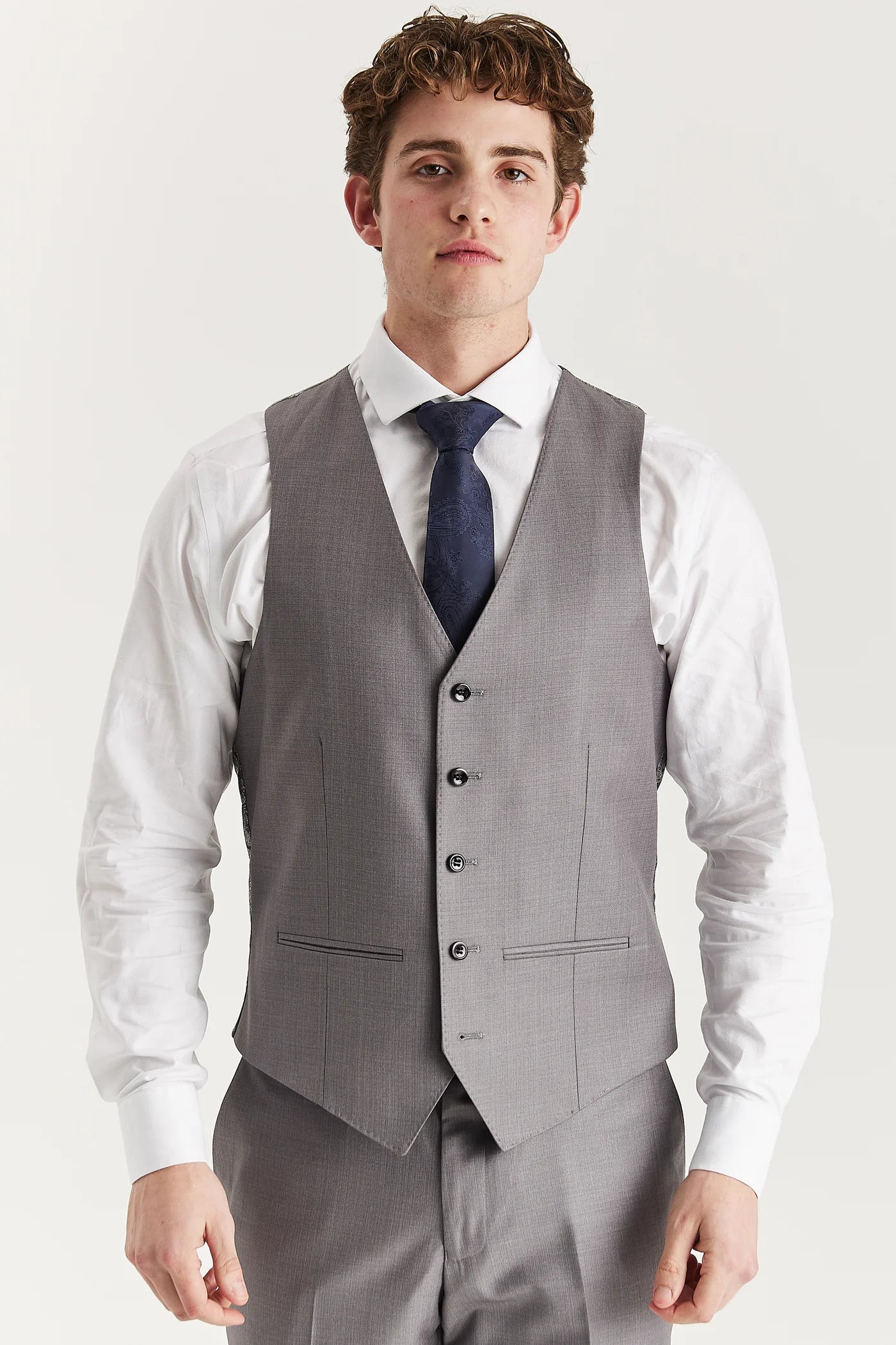 Edward Grey Waistcoat - Goodfellows Menswear